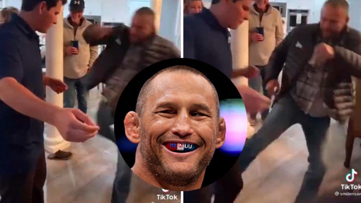 Huyền thoại MMA Dan Henderson đá "sụm giò" bạn trai của con gái đêm ...