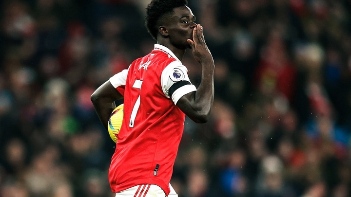 Saka tái hiện thành tích ghi bàn cho Arsenal vào Boxing Day