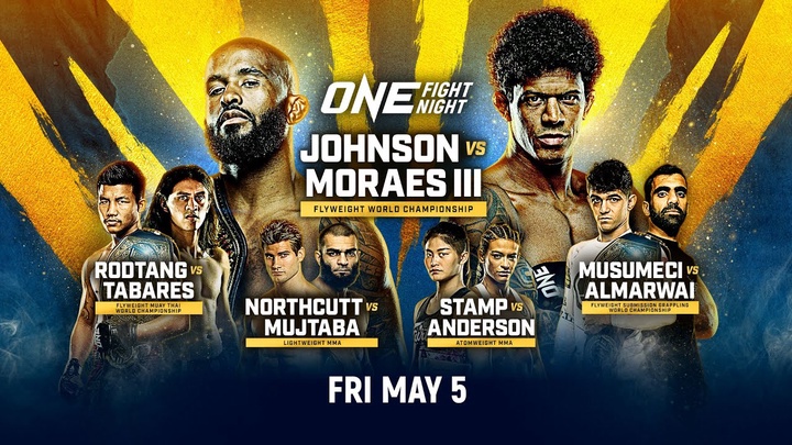 Trực tiếp ONE Fight Night 10: Demetrious Johnson vs. Adriano Moraes 3