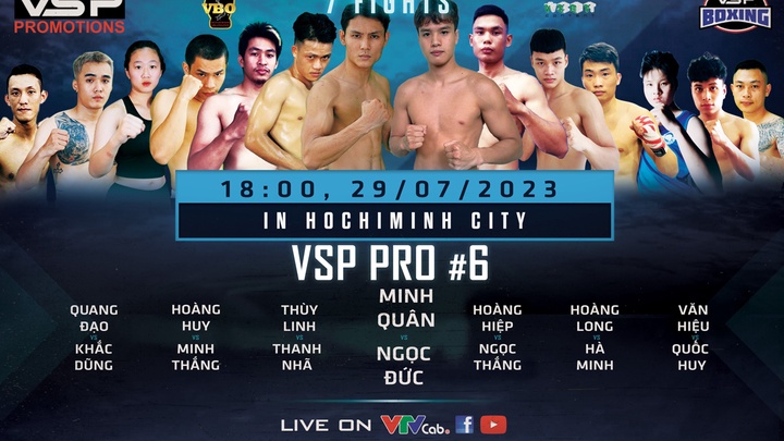 Trực tiếp Boxing VSP Pro 6: Từ khiêu khích đến show diễn nảy lửa