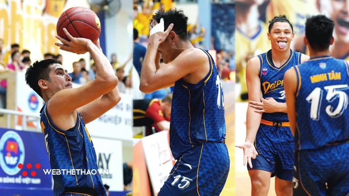 Sơn Minh Tâm “giải cứu" Madarious Gibbs, Nha Trang Dolphins thắng nghẹt thở Saigon Heat trong ...