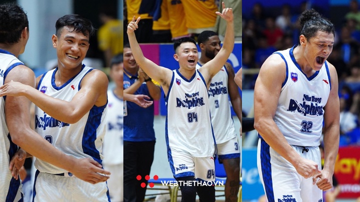 Chùm ảnh: Nha Trang Dolphins và cảm xúc vỡ oà khi đặt chân vào chung kết VBA 2023