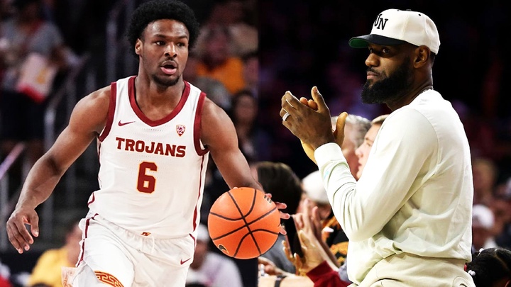 Con trai LeBron chơi trận đấu đầu tiên sau đột quỵ, tái hiện cú chase ...