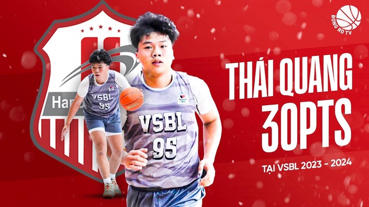 Sao trẻ Thái Quang bùng nổ với 30 điểm tại Playoff VSBL 2023-2024