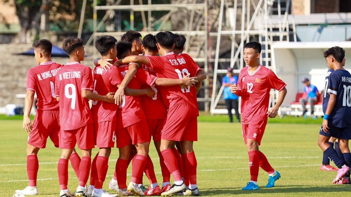 U16 Việt Nam thắng 15-0 ở trận ra quân U16 Đông Nam Á 2024