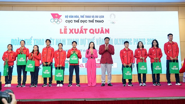 Nestle MILO tặng huy chương "lấy may mắn" cho VĐV Việt Nam dự Olympic ...