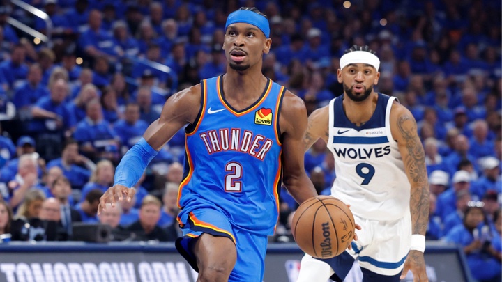 Mừng danh hiệu MVP, Shai Gilgeous-Alexander đưa OKC lên dẫn 2-0 ở chung kết miền Tây NBA ...