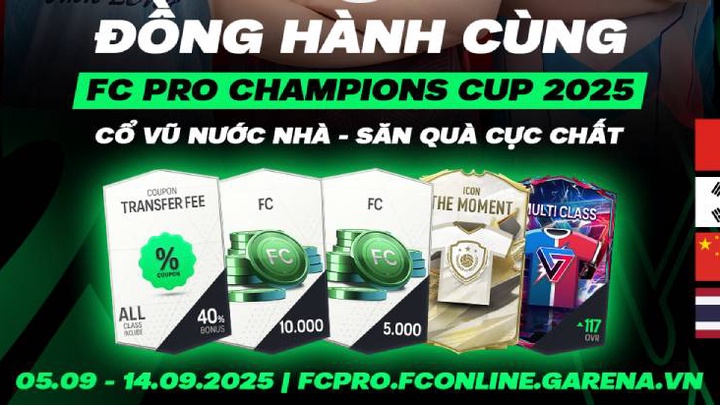 Code FCO từ giải đấu FC Pro Champions Cup 2025