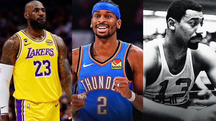 Từ LeBron James đến Shai và Wilt Chamberlain: Bảng vàng những cỗ máy ...