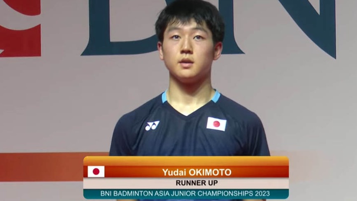 Yudai Okimoto lần đầu tiên lọt vào trận chung kết cầu lông World Tour ...