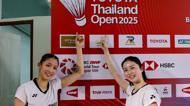Hirokami và Hobara với hành trình hiếm thấy ở giải cầu lông Thailand ...