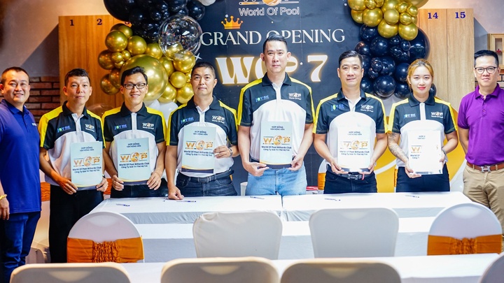 Câu lạc bộ Billiards World Of Pool 7 ra mắt đội tuyển Pool và JOY Heyball