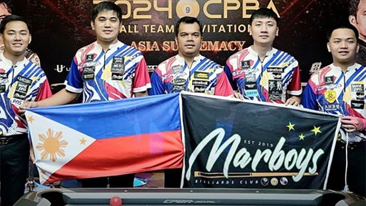 Philippines ngược dòng vô địch Giải billiard CPBA 9-ball Teams Invitational - Asia Supremacy