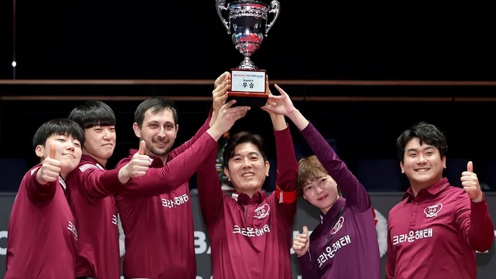 CrownHatai Laon vô địch Tour 4 giải billiards đồng đội PBA