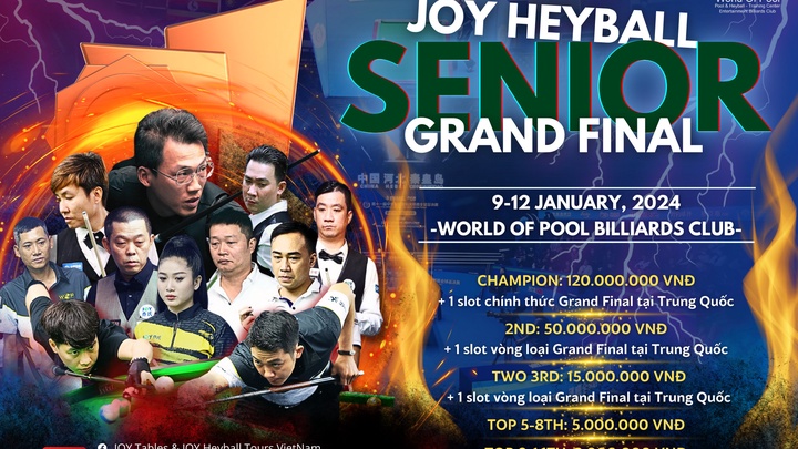 Giải billiards Joy Heyball Senior Grand Final Việt Nam 2023 - bệ phóng ...