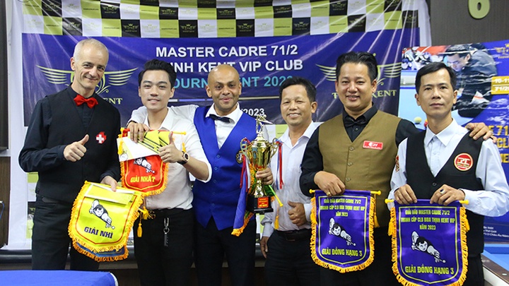 Nhà ĐKVĐ châu Âu Willy Gerimont vô địch giải Master Cadre cúp CLB Thịnh ...