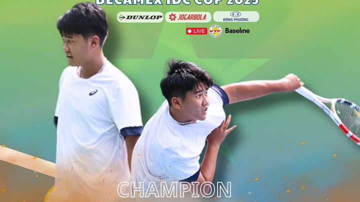 Lê Tiến Anh giành 2 ngôi vô địch Đơn nam và Đôi nam ở giải Quần vợt ...