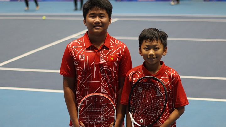 Giải Quần vợt Vô địch U14 ITF Châu Á: Tiến Anh và Tuấn Phong trở thành số 1 đôi nam