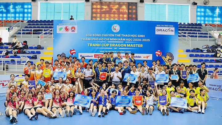 Giải bóng chuyền học sinh TPHCM 2024-2025 tranh Cúp Dragon Master ...