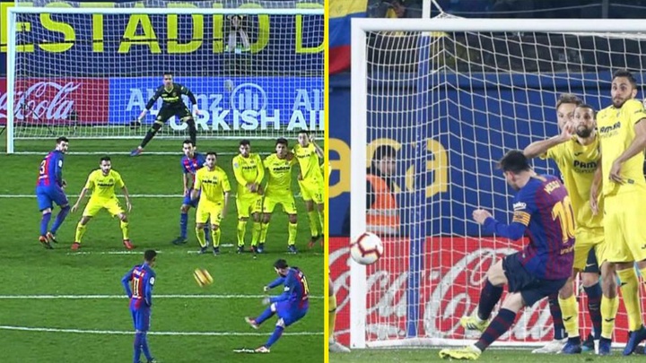 Messi gây kinh ngạc về khả năng sút phạt đa dạng qua 6 bàn thắng mùa ...