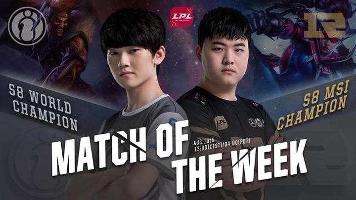 Trực tiếp LPL Mùa Hè 2019 ngày 10/8: RNG vs IG; LGD vs BLG