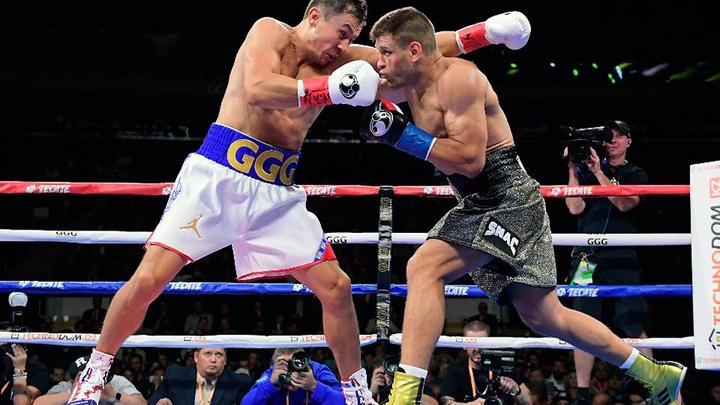 Gennady ‘Triple G’ Golovkin và tình cảnh sau trận đấu với Derevyanchenko