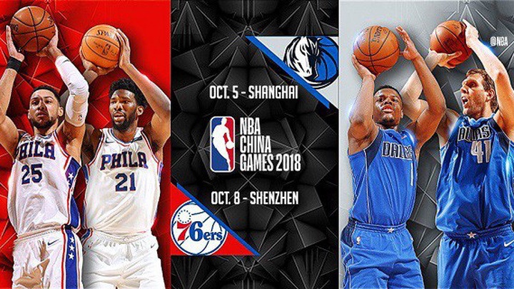 Những con số đáng chú ý của NBA China Games 2018 trước trận Dallas ...
