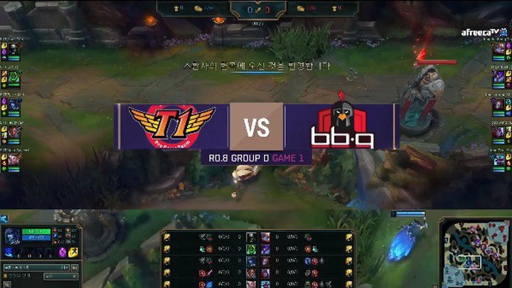 Fan bấn loạn trước chiến thắng hủy diệt của SKT T1 trước bbq OLIVERS tại KeSPA Cup 2018