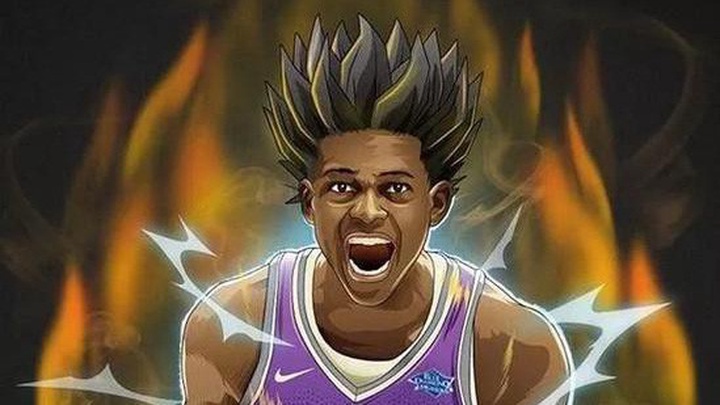 D'Arron Fox có nỗ lực đáng nể, vì anh sở hữu một phần sức mạnh Siêu Sayan