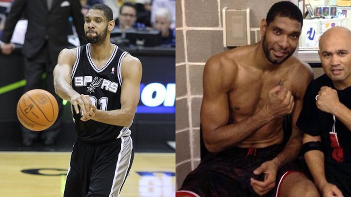 Cơ thể đáng kinh ngạc của Tim Duncan sau 2 năm nghỉ hưu