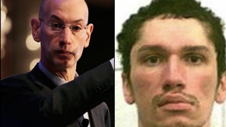 Kẻ dọa giết chủ tịch NBA Adam Silver lại được tự do