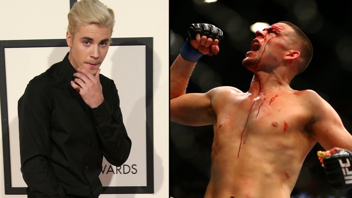 Mục tiêu tiếp theo của Nate Diaz là… Justin Bieber