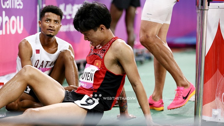 Nguyễn Trung Cường phạm quy, cần hỗ trợ y tế sau cuộc đua 3000m chướng ngại vật Asiad 19