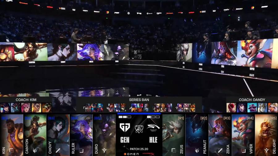 Kết quả GEN vs HLE - CKTG 2025 ngày 28/10