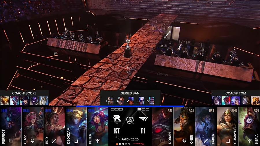 Kết quả T1 vs KT - Chung kết CKTG 2025 ngày 9/11